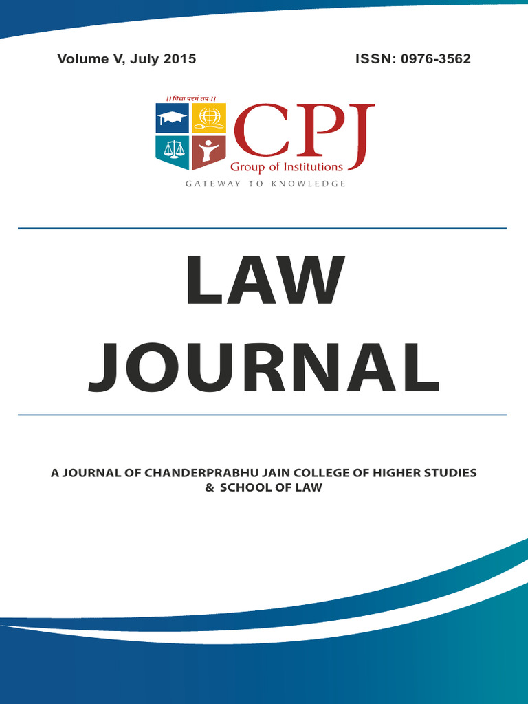Law Journal 2015 | PDF | Prosecutor | Justice