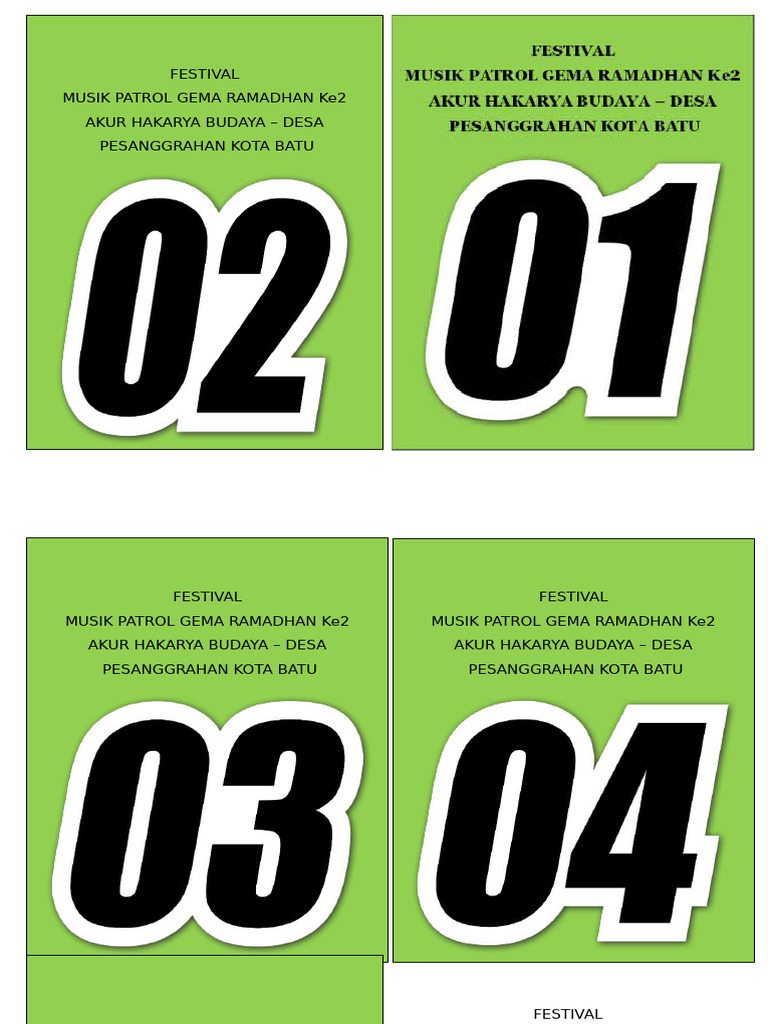 NOMOR PESERTA | PDF