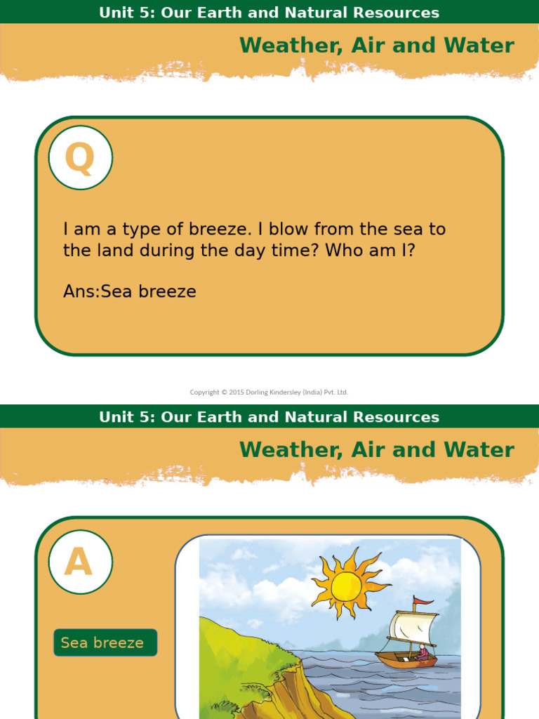 Science Quiz Revision Weather, Air, Water. | PDF