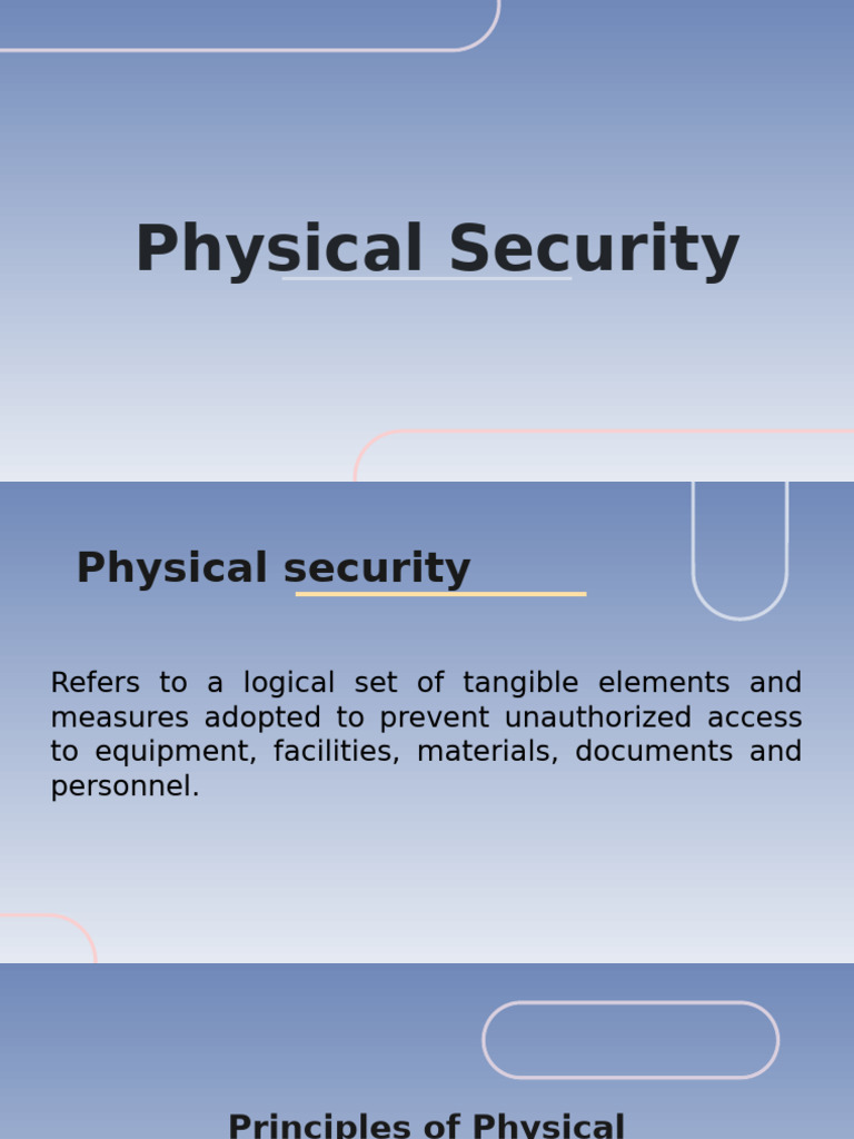 Physical Security 2e (1) | PDF | Physical Security | Wall