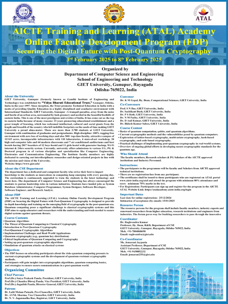 AICTE ATAL FDP | PDF