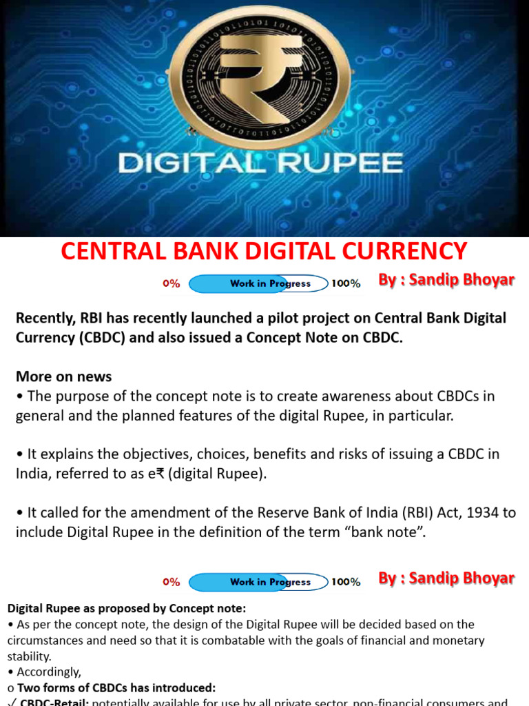 Understanding India's Digital Rupee CBDC | PDF | Money | Currency