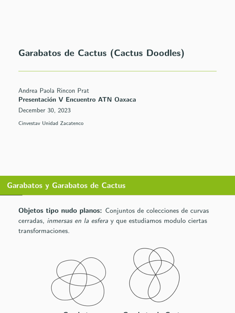 Encuentro ATN | PDF | Topología diferencial | Geometría algebraica