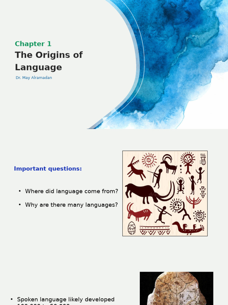 Origins of Language | PDF | Origin Of Language | Human Communication