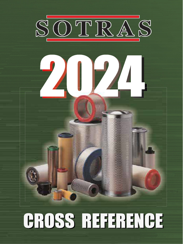 Sotras Cross Reference 2024 | PDF | Gas Technologies | Gases
