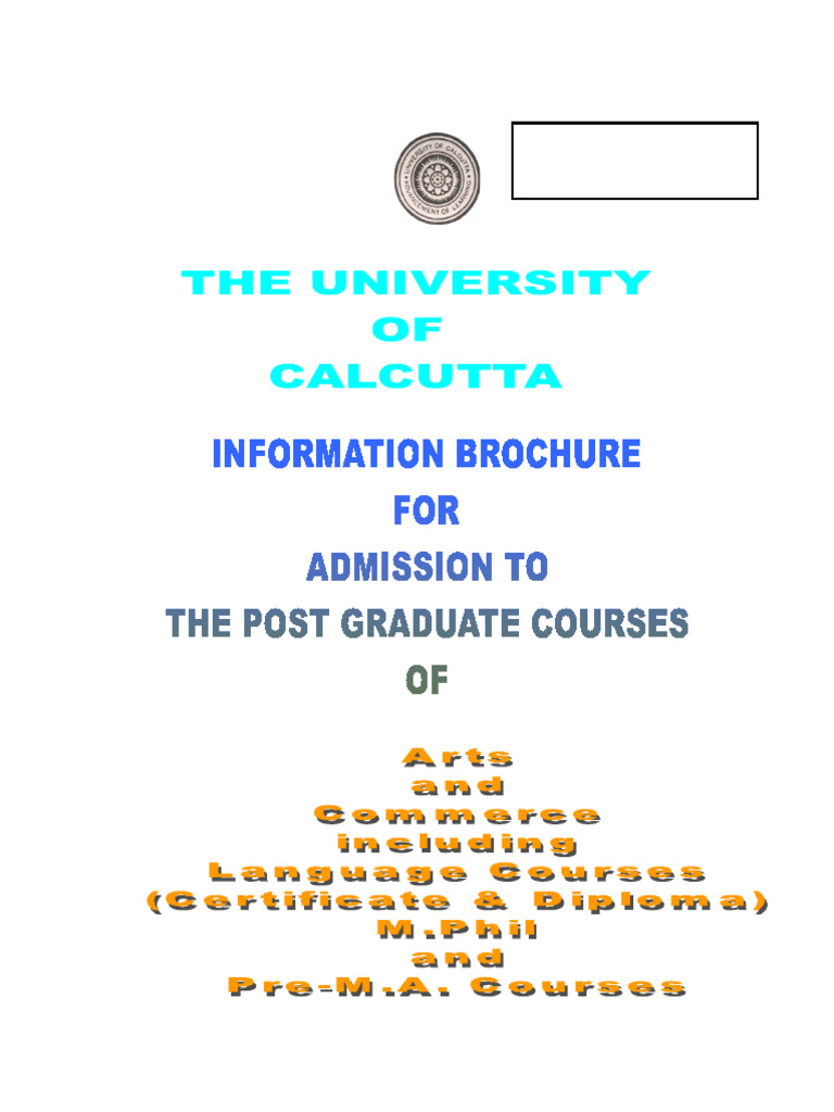 Brochure | PDF | Urdu | University And College Admission