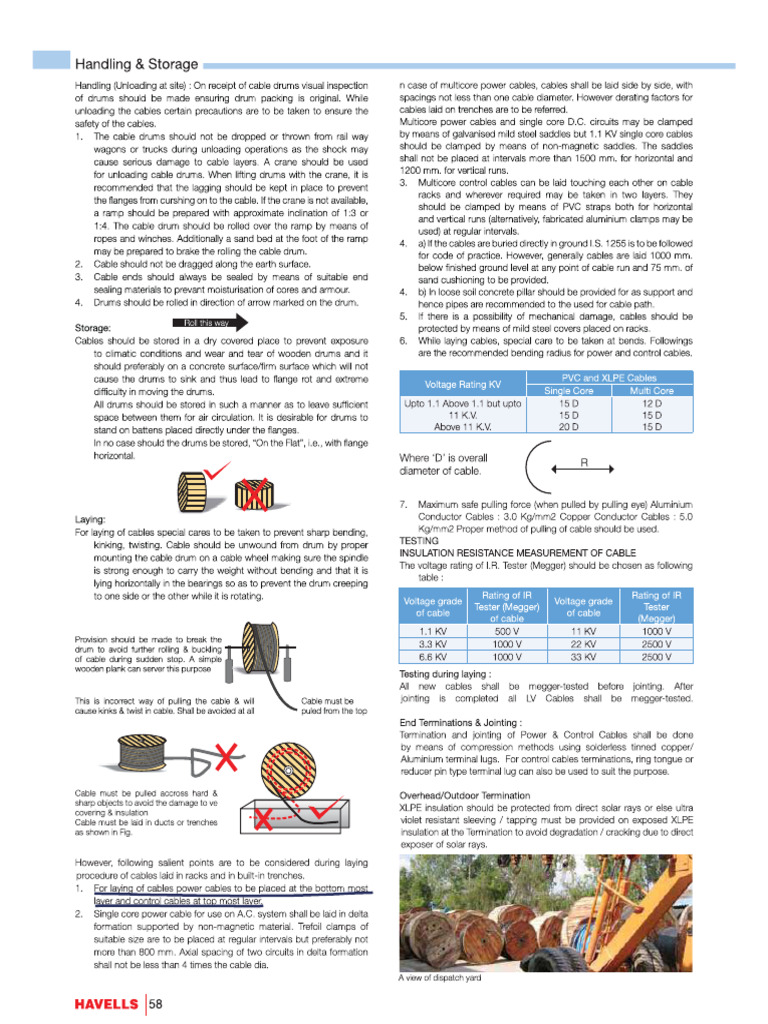 Cable Catalogue Extract | PDF