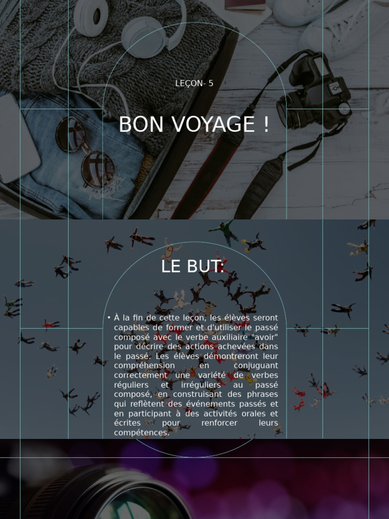Passé Composé: Leçon 5 | PDF | Mécanique du langage | Linguistique