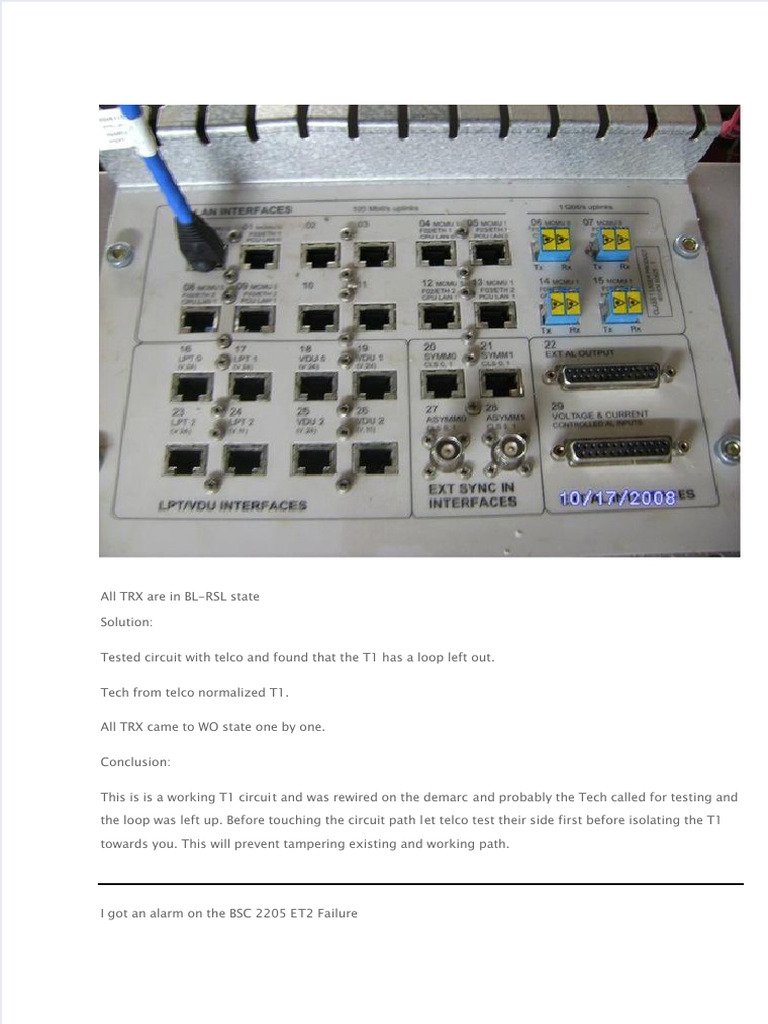 Step Replace Module Flexi BSC Nokia | PDF | Computer Science | Computer Engineering