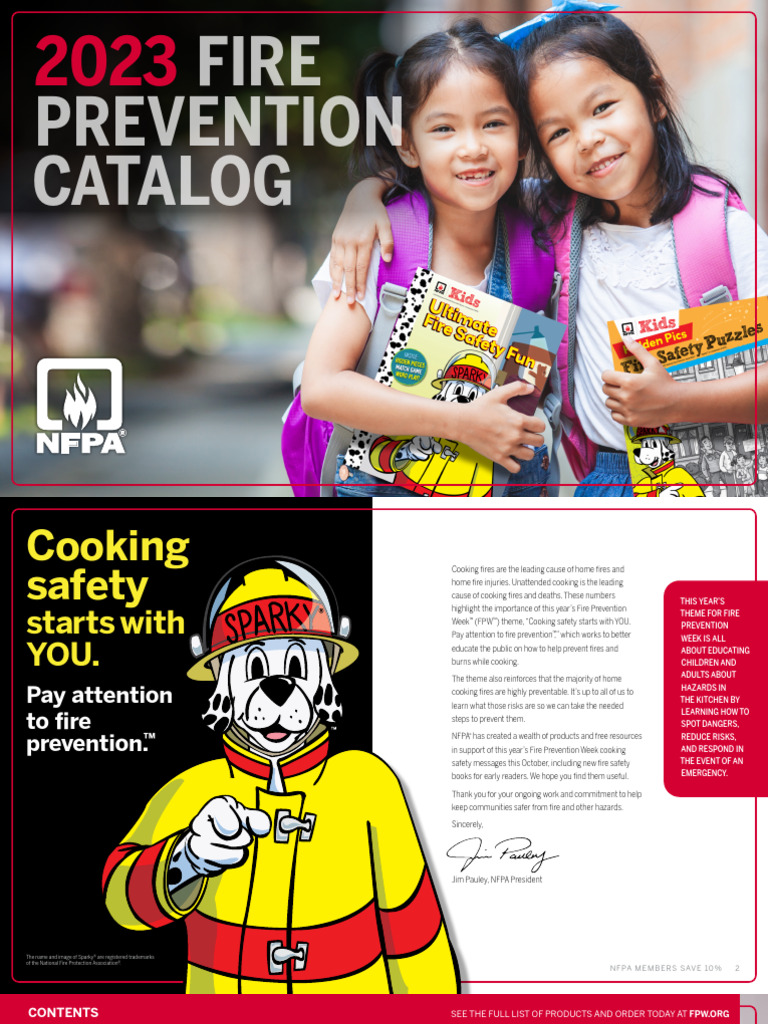 2023 Fire Prevention Week Catalog | PDF | Combustion | Fires
