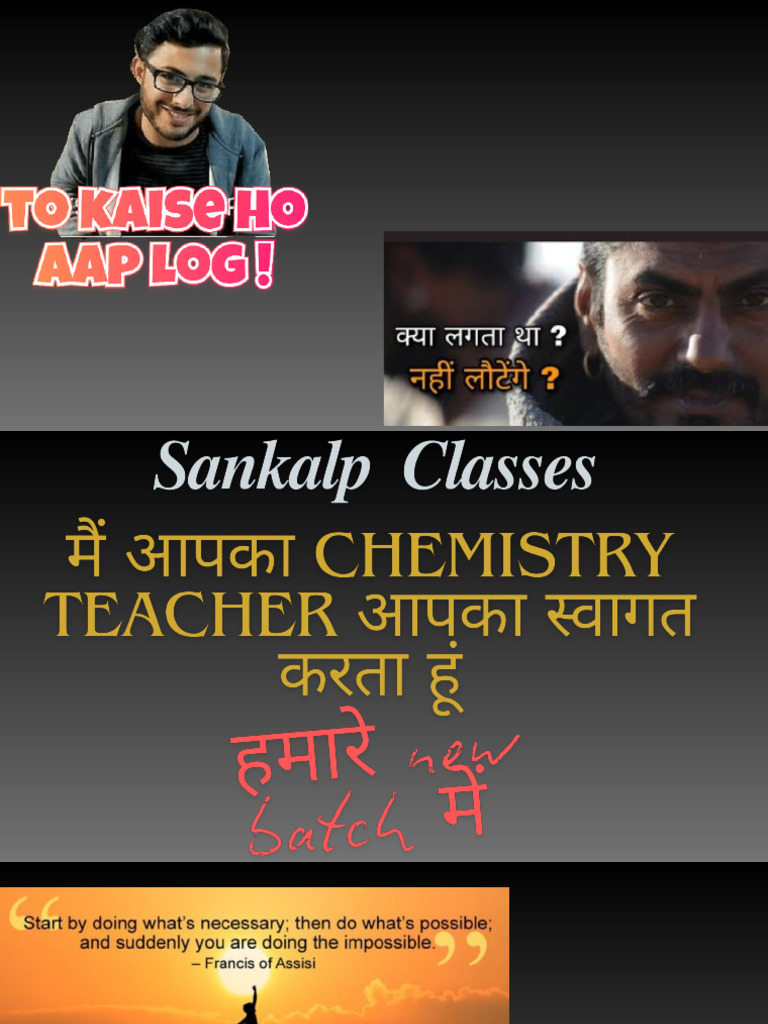 Solutions by sahil sir (sankalp classes) | PDF