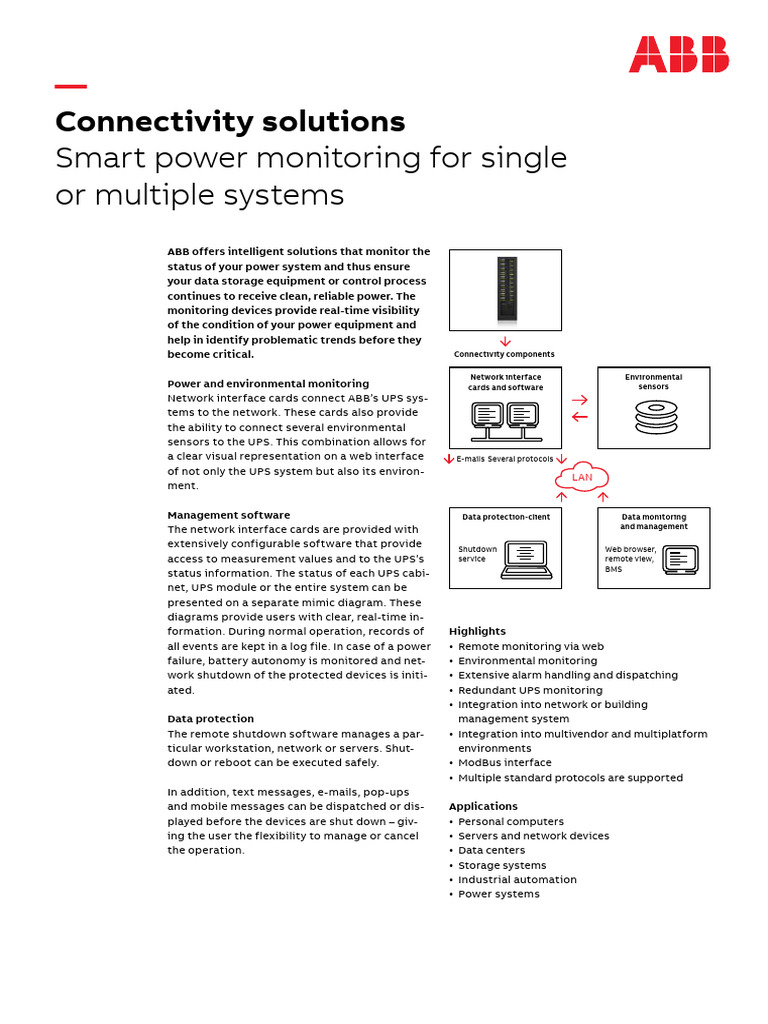 UPS Connectivity En | PDF | Computer Network | Computer Science