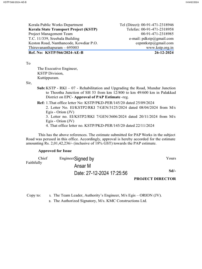 566 (2) | PDF | Kerala