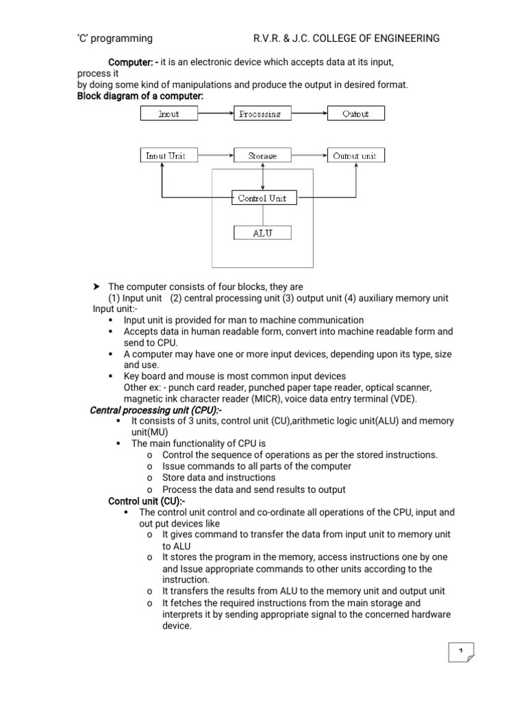 C Material | PDF | Computer Data Storage | Integer (Computer Science)
