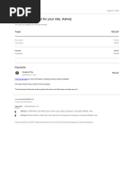 Uber Rideshare Receipt Generator 2 | PDF