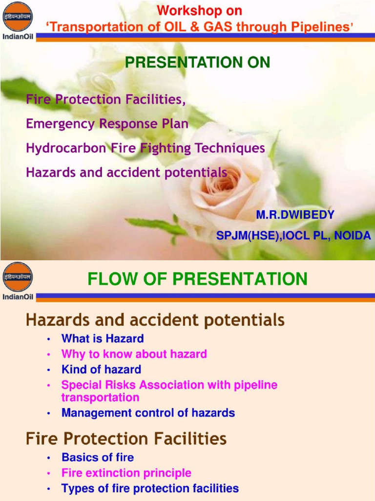 Presentation On Fire Protection Facilities | PDF