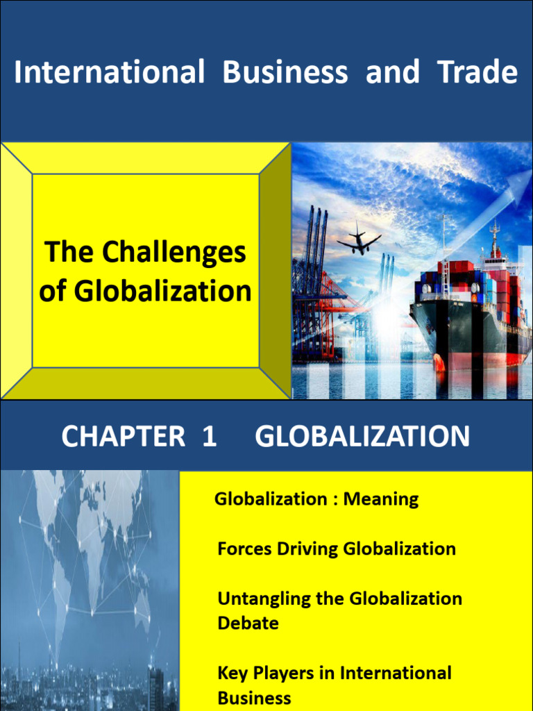 Chapter-1-Globalization | PDF | World Trade Organization | General Agreement On Tariffs And Trade