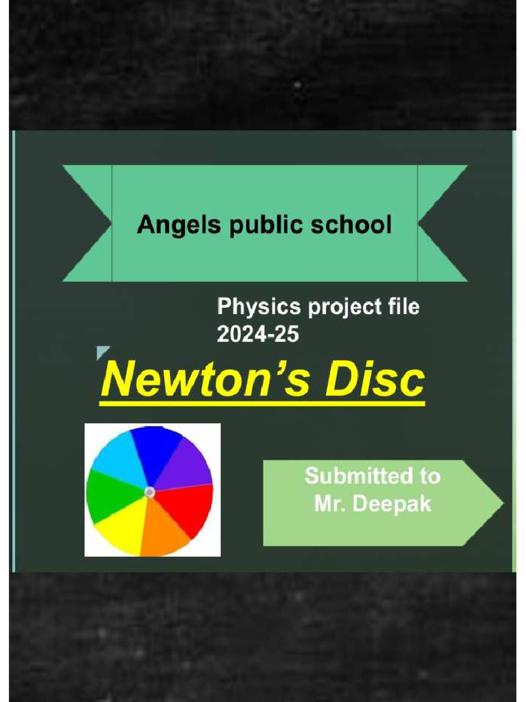 Physics Project File Nishant | PDF