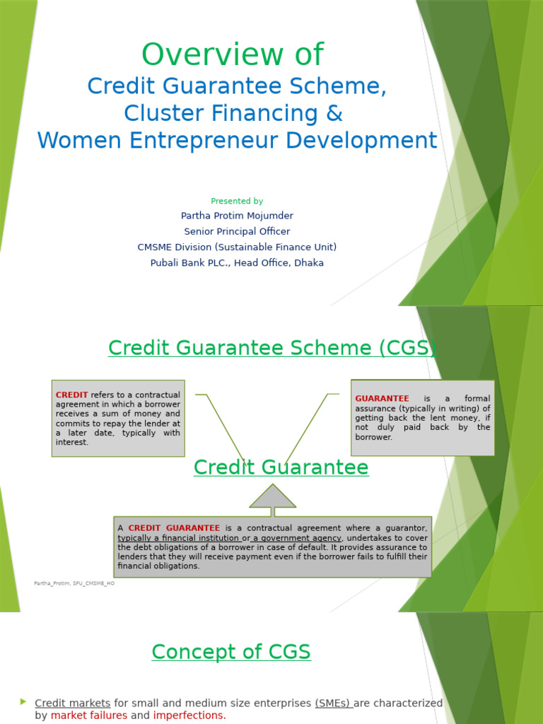 CHTG Partha CGS, Cluster Finance, Women Ent Dev | PDF | Credit | Finance & Money Management