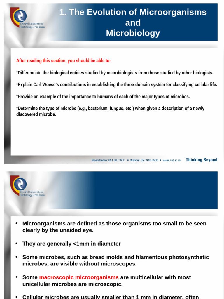 2022 - Chapter1 - The Evolution of Microorganisms and Microbiology ...
