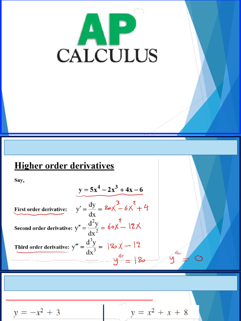 Derivative Rules & Examples | PDF