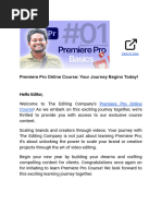 Premiere Pro Tutorial Guide 2020 | PDF