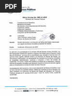 Circular DCE 001-2025 Minfin | PDF