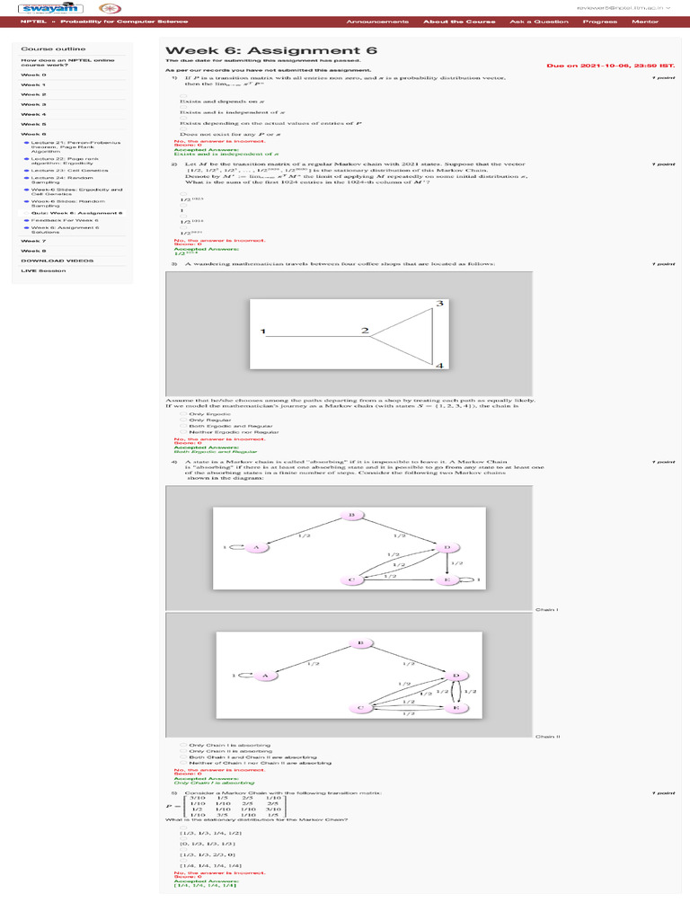 Noc21 Cs104 Assignment Week6 | PDF