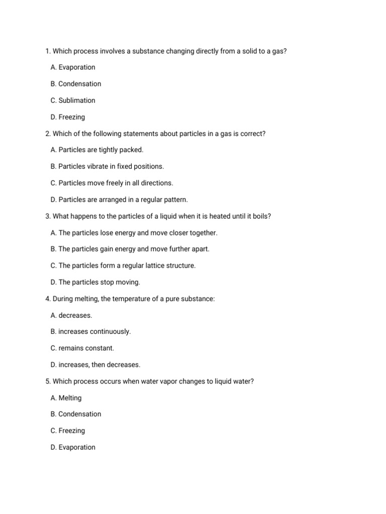 Igcse Chemistry Diagonistic Test | PDF | Chemical Reactions | Combustion