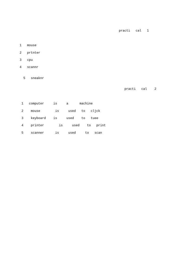 Basic Computer Components Guide | PDF