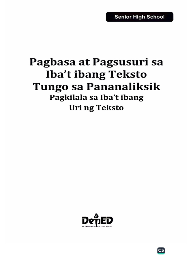Pagbasa Module | PDF