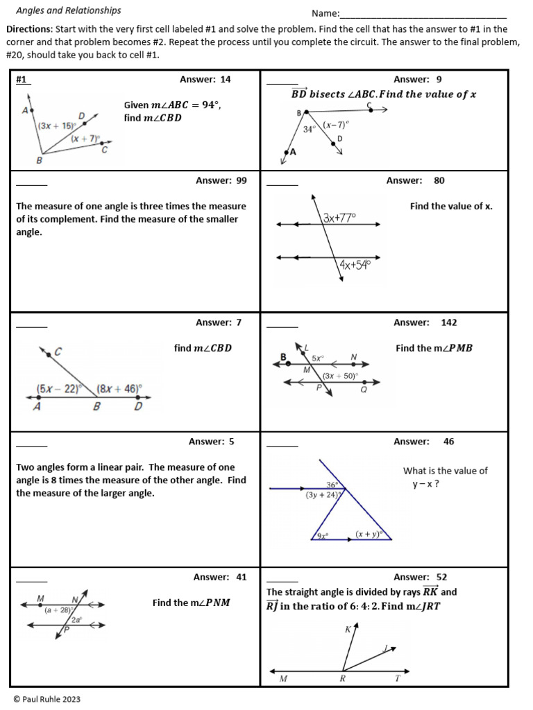 © Paul Ruhle 2023 | PDF | Angle