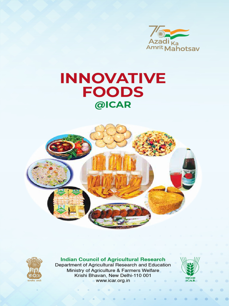 Innovative Foods by ICAR | PDF | Drink | Calorie