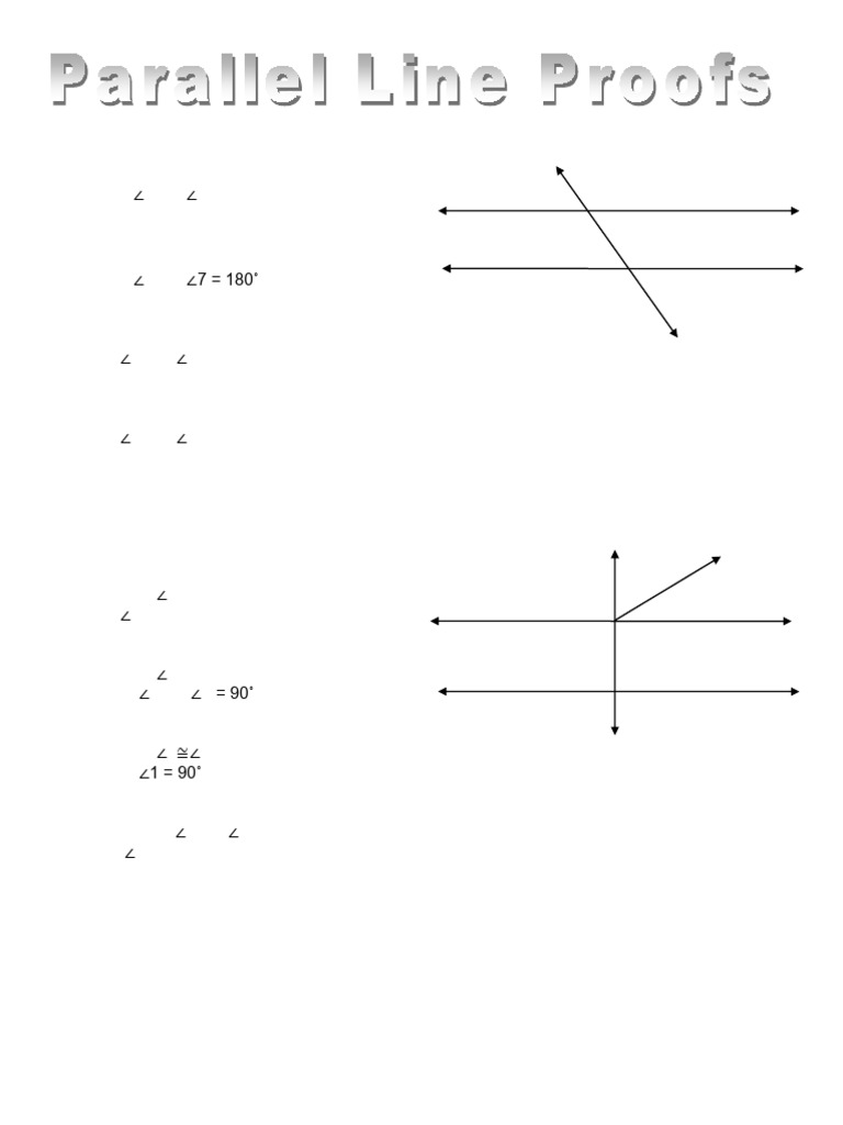 ParallelLineProofs 1 | PDF