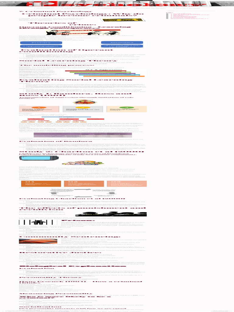 Criminal Psychology - GCSE Psychology 9-1 | PDF | Prison | Crimes
