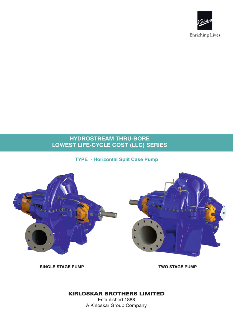 KBL Horizontal Split Case Pump Overview | PDF | Pump | Mechanical ...