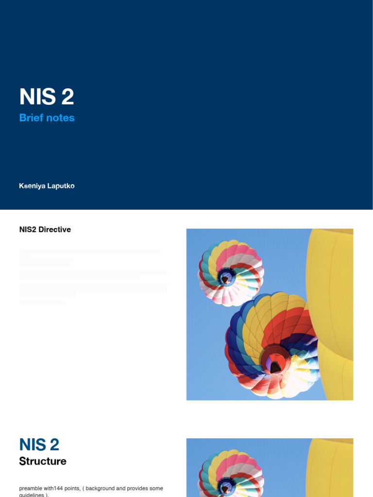 Nis2 Cheat Sheet 1725167156 | PDF | Computer Security | Security