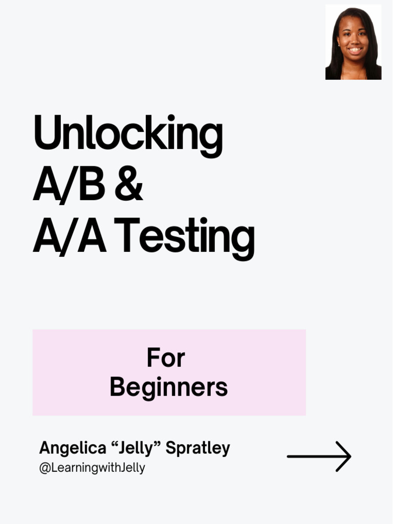 AB and AA Testing For Beginner Data Analysts 1728552176 | PDF ...