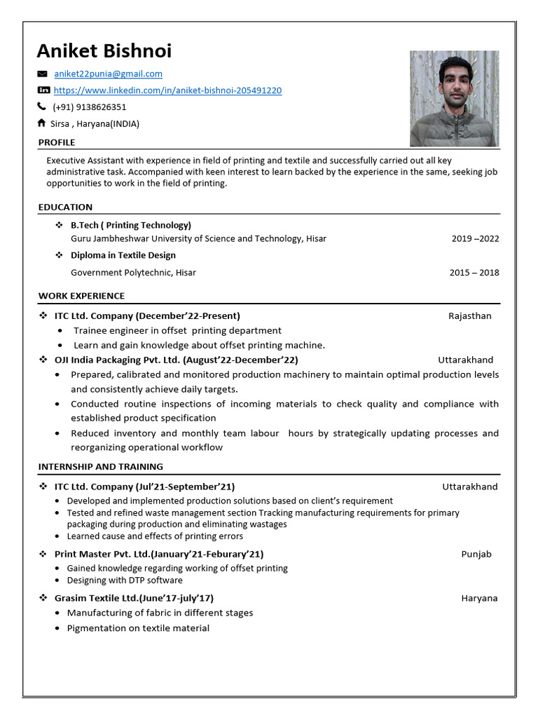 0_aniket resume 6 | PDF | Computing