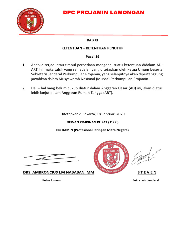 Ad-Art Projamin DPC Lamongan-17 | PDF