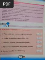 MS Paint Worksheet | PDF