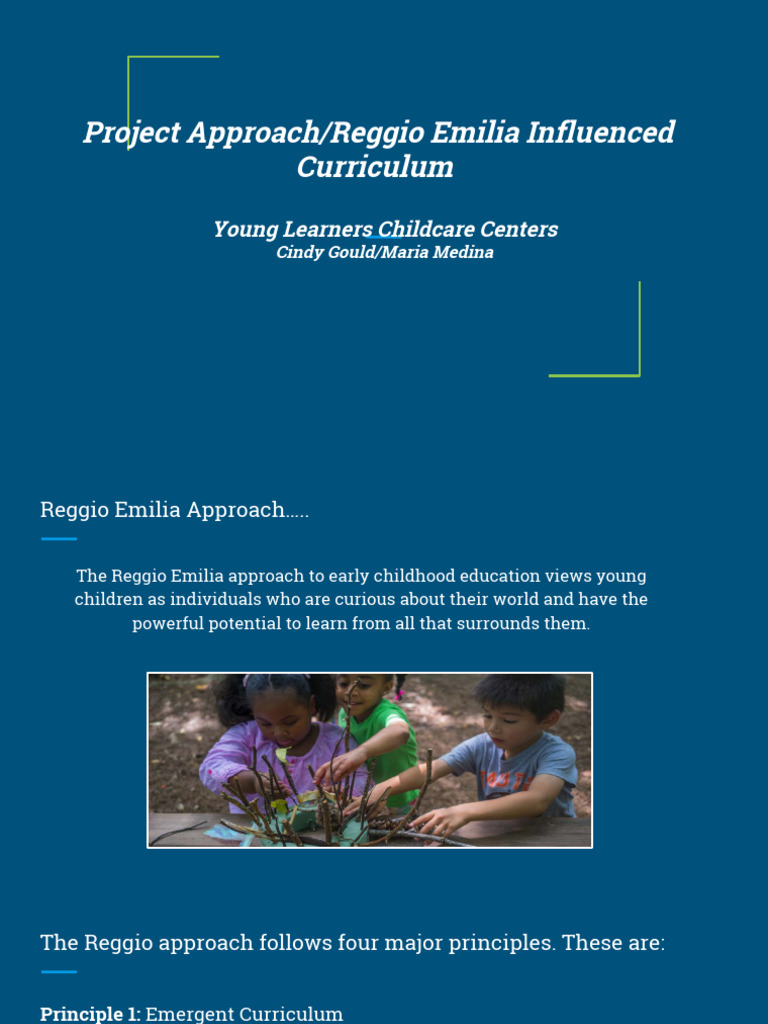 Project-Approach Reggio Emilia-Influenced Curriculum | PDF | Behavior Modification | Learning