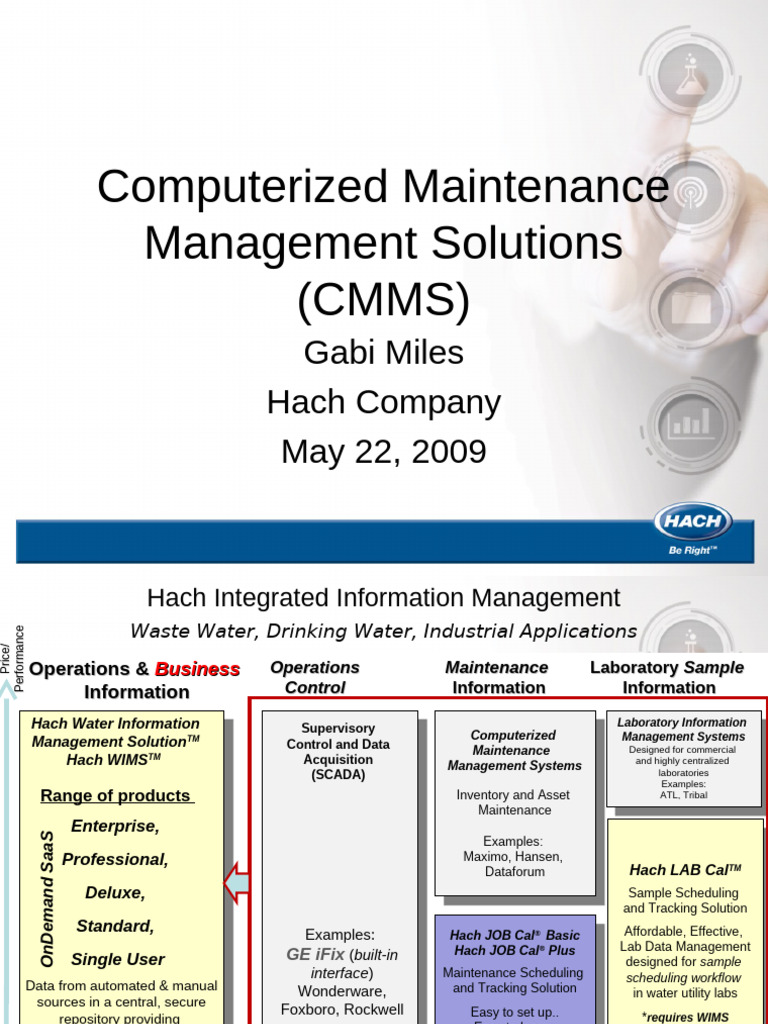 CMMS - Presentation General 2009 GUI4 | PDF | Automation | Computer Science