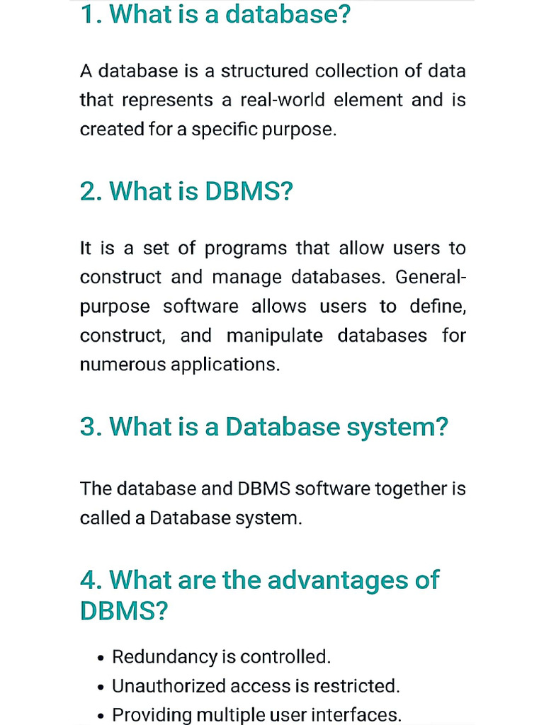 DBMS 50 Viva Questions | PDF