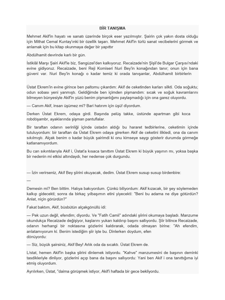 ANI - Ã Rnek Metinler | PDF