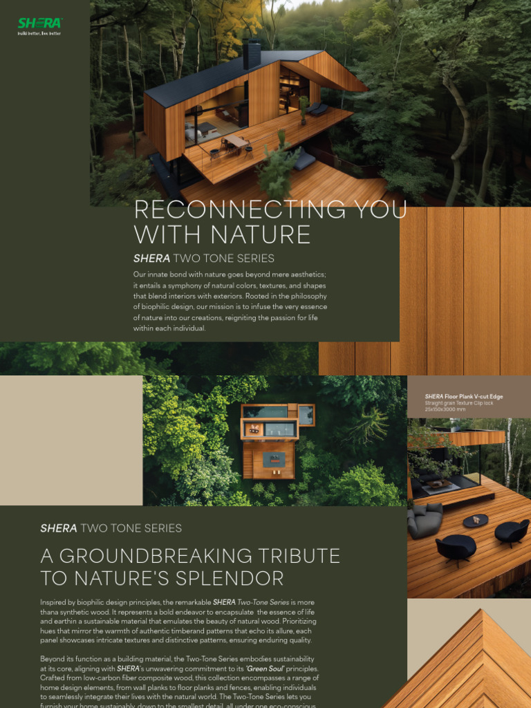 SHERA Two-Tone Series: Biophilic Design | PDF | Natural Environment ...