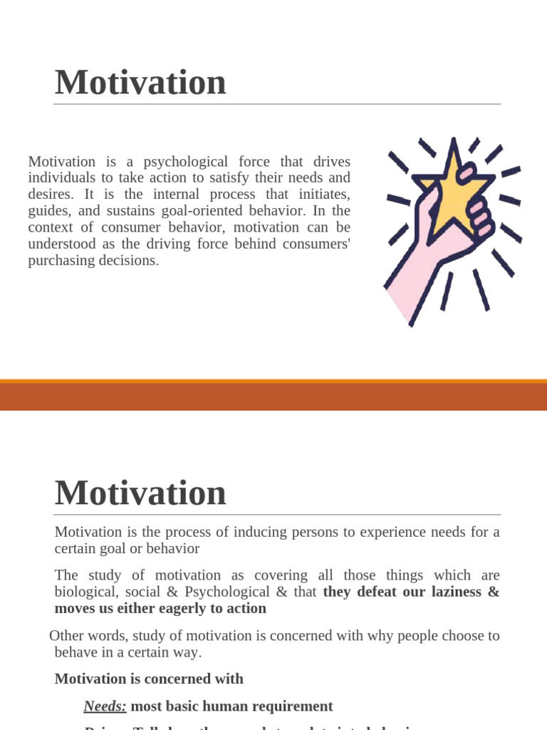 Bbah5 - CB - Module 2.1 - Motivation | PDF | Motivational | Motivation
