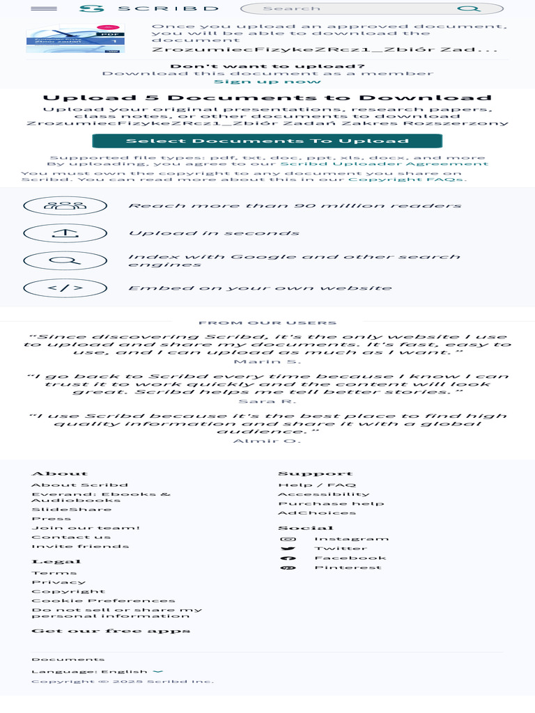 Upload A Document Scribd 5 | PDF