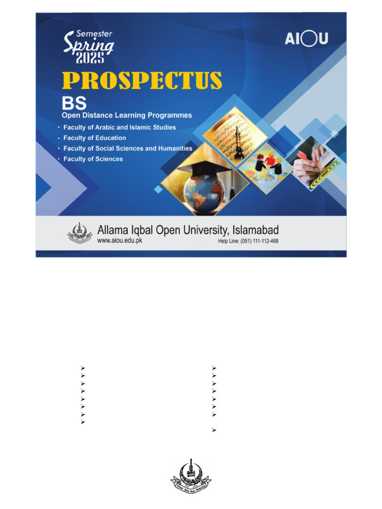 Prospectus BS ODL | PDF | Libraries | Information Science