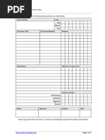 Document Control Form Template | PDF
